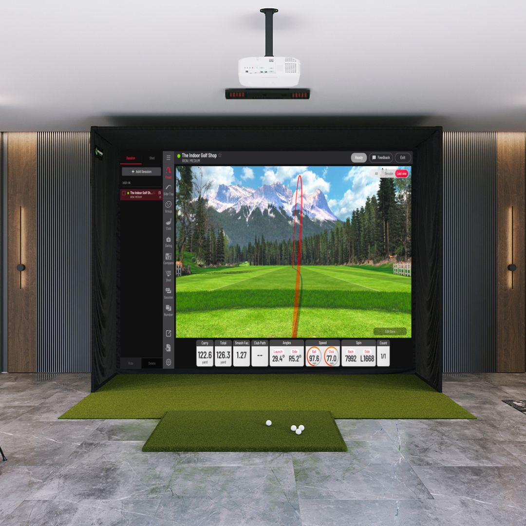 Uneekor EYE XO2 SIG12 Golf Simulator Package – Simulator Pro Shop